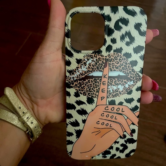 Accessories | Keep Cool Lips Shhh Iphone 12 Pro Max Cheetah Leopard ...